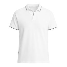 Ombre Poloshirt Herren Gr&ouml;&szlig;e M schwarz / wei&szlig;