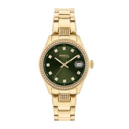 Breil Uhr 'Classic Elegance' Damen Gr&ouml;&szlig;e One Size gold / gr&uuml;n