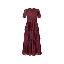 YUMI Kleid Damen Gr&ouml;&szlig;e 44 burgunder Winterkleid