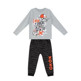 Denokids Set 'I Win' Jungen Gr&ouml;&szlig;e 104 grau