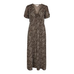 Apricot Animal Print Midaxi Dress ' ' Damen Gr&ouml;&szlig;e 44 braun Winterkleid