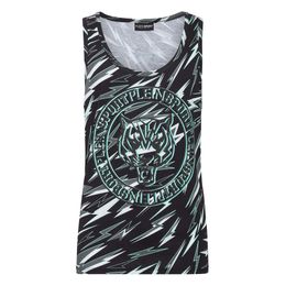 Plein Sport Tanktop Herren Gr&ouml;&szlig;e XS schwarz