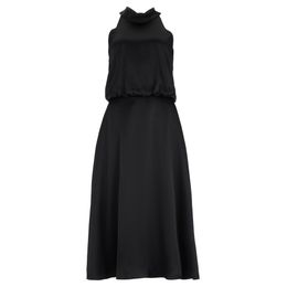 Vera Mont Cocktailkleid mit Stehkragen Damen Gr&ouml;&szlig;e 40 schwarz Winterkleid