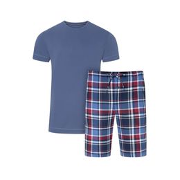 Jockey Pyjama Herren Gr&ouml;&szlig;e L blau / rot