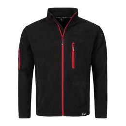 Rock Creek Fleecejacke Herren Gr&ouml;&szlig;e 4XL schwarz