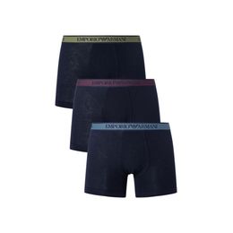 Emporio Armani Boxershorts Herren Gr&ouml;&szlig;e L marine / hellblau / khaki / dunkellila