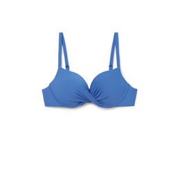 CALZEDONIA Bikinitop 'Indonesia' Damen Gr&ouml;&szlig;e 65/70 blau