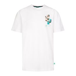 PETROL INDUSTRIES T-Shirt 'Sol' Jungen Gr&ouml;&szlig;e 140 sand / aqua / wei&szlig;