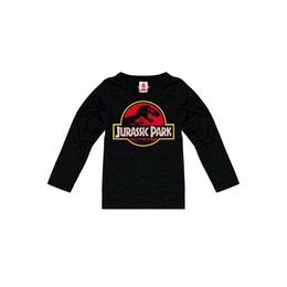 logoshirt Langarmshirt 'Jurassic Park Logo' Jungen Gr&ouml;&szlig;e 104 schwarz