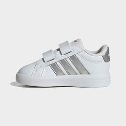 adidas Sportswear Sportschuh 'Grand Court 3.0' Jungen Gr&ouml;&szlig;e 20 silber / wei&szlig;