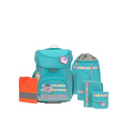 L&auml;ssig L&auml;ssig School Set Slim Unique - Schulranzen Set 7tlg. (Turquoise) in Turquoise | Gr.: onesize