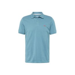 s.Oliver Poloshirt Herren Gr&ouml;&szlig;e S rauchblau / knallrot