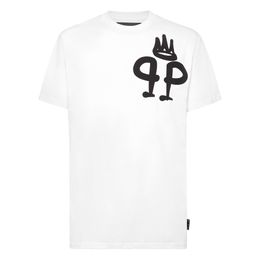 Philipp Plein T-Shirt 'King' Herren Gr&ouml;&szlig;e M schwarz / wei&szlig;