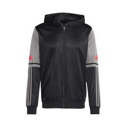 adidas Performance Trainingsjacke 'SQ25' Herren Gr&ouml;&szlig;e XS stone / hellrot / schwarz