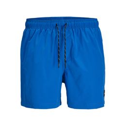 Jack & Jones Jack & Jones Badeshorts 'JPSTMaui' Herren Gr&ouml;&szlig;e L blau / schwarz / wei&szlig;