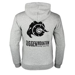 GUGGEN Mountain Sweatshirt 'Kapuzenpullover H06 Fleece Hoodie' Herren Gr&ouml;&szlig;e M grau