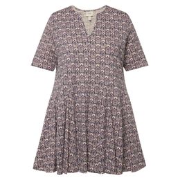 Ulla Popken Shirt Damen Gr&ouml;&szlig;e M/L nude / navy / rosa