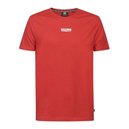 PETROL INDUSTRIES T-Shirt Herren Gr&ouml;&szlig;e XL rot / wei&szlig;