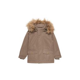 EN FANT Winterjacke Jungen Gr&ouml;&szlig;e 128 dunkelbraun