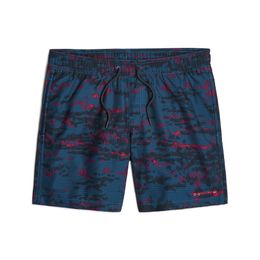 G-Star Raw G-star Badeshorts 'Dirik' Herren Gr&ouml;&szlig;e XL dunkelblau / bordeaux / schwarz