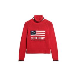 Superdry & Co Pullover 'Americana' Damen Gr&ouml;&szlig;e M blau / rot / wei&szlig;