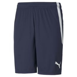Puma Sportshorts 'TeamLiga' Damen Gr&ouml;&szlig;e XXXL nachtblau / wei&szlig;