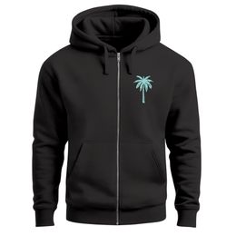 Neverless Sweatjacke 'Palme' Herren Gr&ouml;&szlig;e L schwarz