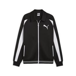 Puma Sportjacke 'T7' Herren Gr&ouml;&szlig;e XL schwarz / wei&szlig;