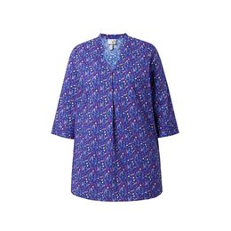 Ulla Popken Bluse Damen Gr&ouml;&szlig;e M/L violettblau / dunkellila