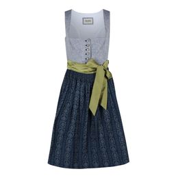 Stockerpoint Dirndl 'Eleen' Damen Gr&ouml;&szlig;e 44 blau / marine / grau / khaki / wei&szlig;