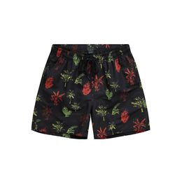 Jay-pi Badeshorts Herren Gr&ouml;&szlig;e 7XL gr&uuml;n / rot / schwarz