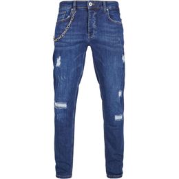 2Y Premium Jeans Herren Gr&ouml;&szlig;e 30 blau / braun