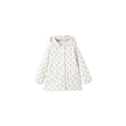 Mango Kids Jacke M&auml;dchen Gr&ouml;&szlig;e 93/98 beige / gr&uuml;n / wei&szlig;
