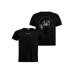 One Strange Rock T-Shirt Wolf in Schwarz | Gr.: XL