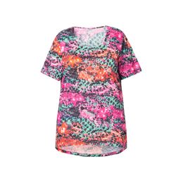 Angel of Style Shirt Damen Gr&ouml;&szlig;e 8XL t&uuml;rkis / orange / rosa