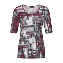 GOLDNER Shirt Damen Gr&ouml;&szlig;e XL mischfarben / bordeaux