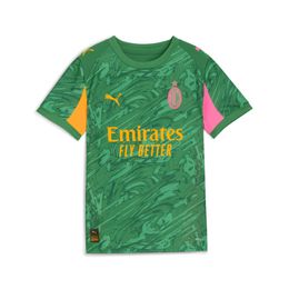 Puma Funktionsshirt 'AC Milan 25/26' Jungen Gr&ouml;&szlig;e 116 grasgr&uuml;n / orange / pink
