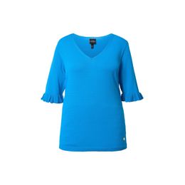 Ulla Popken Pullover Damen Gr&ouml;&szlig;e 5XL/6XL azur