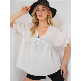 Bigdart Bluse Damen Gr&ouml;&szlig;e M wei&szlig;