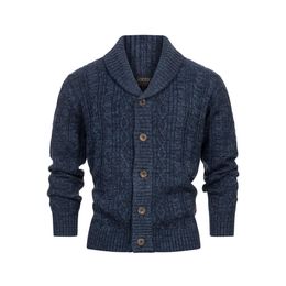 INDICODE Jeans Strickjacke Herren Gr&ouml;&szlig;e L blau