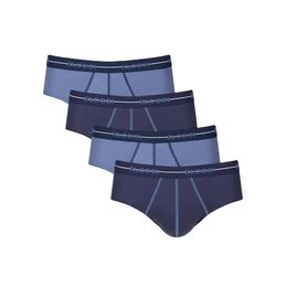 Sloggi Slip 4er Pack in Dunkelblau/Blau | Gr.: M