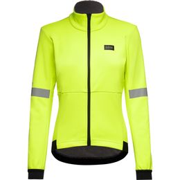Gore Wear Sportjacke 'Tempest' Damen Gr&ouml;&szlig;e XS neongelb / silbergrau / schwarz