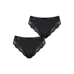 Sloggi Tai-Slip ' Romance ' Damen Gr&ouml;&szlig;e S/M schwarz