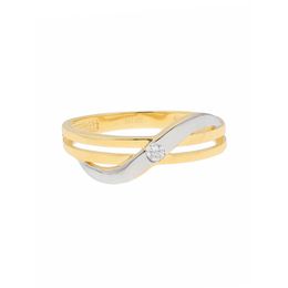 Adelia&acute;s Adelia ́s Ring Damen Gr&ouml;&szlig;e 56 gold / silber