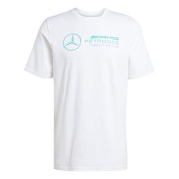 adidas Performance Funktionsshirt 'Mercedes - AMG Petronas Formula One Team DNA' Herren Gr&ouml;&szlig;e 4XL aqua / wei&szlig;