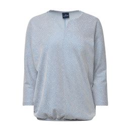 Lauras&oslash;n Sweatshirt Damen Gr&ouml;&szlig;e S hellblau / wei&szlig;