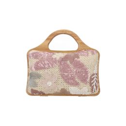 Gaya Handtasche Damen Gr&ouml;&szlig;e One Size beige / rosa