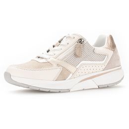 Gabor Sneaker Damen Gr&ouml;&szlig;e 42 beige / hellbeige / wei&szlig;