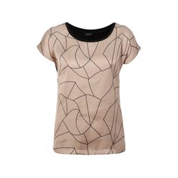 Laura Scott Bluse Damen Gr&ouml;&szlig;e L/XL nude / schwarz