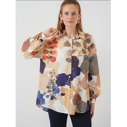 Bigdart Bluse Damen Gr&ouml;&szlig;e L marine / apricot / rot / wei&szlig;